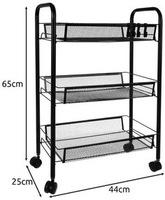 Kuchyňská police - pojízdná Ruhhy 24749