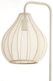 Béžová stojací lampa s textilním stínidlem (výška 156,5 cm) Elati – Light &amp; Living