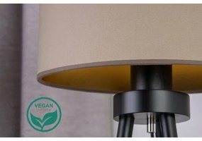 Duolla - Stolní lampa OVAL VEGAN 1xE27/15W/230V pr. 30 cm béžová