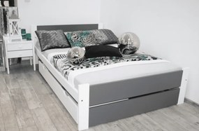 Manželská postel LEA s roštem | 160 x 200 cm Barva: dub sonoma