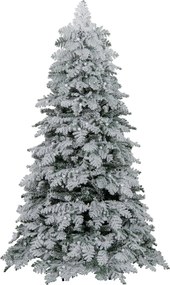 Costway 180 cm Umělý vánoční stromek zasněžený vánoční stromek předem smontovaný