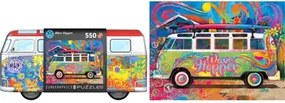 EUROGRAPHICS Puzzle v plechové krabičce Volkswagen Wave Hopper / 550 d