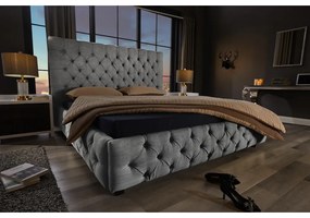 Massive home | Postel PARIS CHESTERFIELD 180x200cm - šedá
