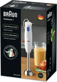 Braun MultiQuick 1 MQ10.001.M bílá / Tyčový mixér / 450 W