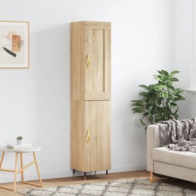 Skříň highboard dub sonoma 34,5 x 34 x 180 cm kompozitní dřevo 3200116