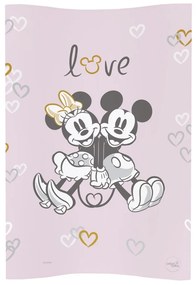 CEBA Podložka přebalovací měkká COSY (50x70) Disney Minnie & Mickey Pink