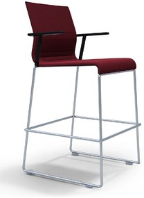 ICF - Barová židle STICK CHAIR 650 s područkami