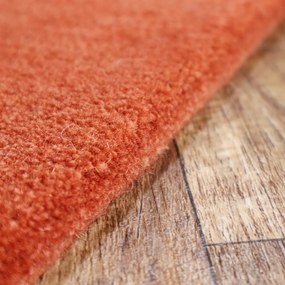 Ručne všívaný kusový koberec Asra wool orange, 120x170, oranžová, obývacia izba, Asra