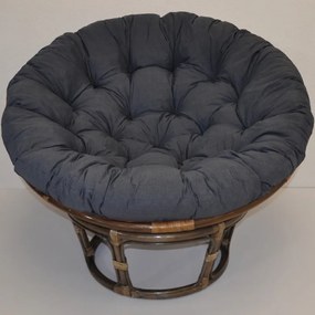 Ratanový PAPASAN - tmavý med - průměr 110 cm