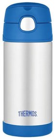 Thermos Dětská termoska s brčkem 355 ml Modrá