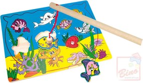 BINO DŘEVO Puzzle magnetické akvárium * DŘEVĚNÉ HRAČKY * ol82763