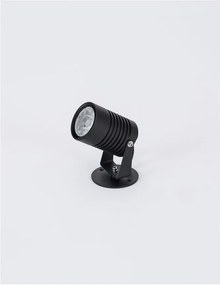 NV 9271491 Venkovní nástěnné svítidlo FEND černý hliník a sklo LED 10W 3000K 100-240V 24st. IP65 - NOVA LUCE