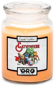Svíčka Catvengers (Vůně svíčky: Tropické ovoce)