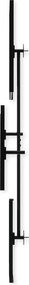 Leskle černý kovový/skleněný rámeček na zeď 57x99 cm Flute – Umbra