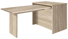 Kuchyňský ostrůvek KW 126x70 cm + stůl KS 130x80 cm | SONOMA