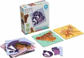 KukiKuk 80005 Véééliké puzzle Mláďata s mámou / od 2 let