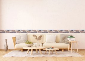 Samolepící bordura na zeď Pastelový Květ | 5 m x 13.8 cm | DWB8407