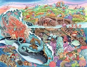 Ravensburger Puzzle: Příběhy z hlubin / 2000 dílků / od 14 let