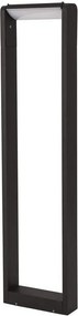 NV 9195061 Venkovní sloupkové svítidlo VOLVER černý litý hliník akrylový difuzor LED 7W 3000K 220-240V 150st. IP54 - NOVA LUCE