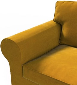 Potah na pohovku IKEA Ektorp 2-místná rozkládací  NOVÝ MODEL 2012 barva žlutá látka lesklé, sametová