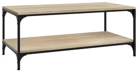 Konferenční stolek dub sonoma 80x50x40 cm kompozitní dřevo - Default Title