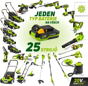 Fieldmann FZR 70435-0 2x20V - akumulátorová sekačka