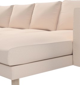 Potah na pohovku IKEA Norsborg 4-místná se šezlongem barva růžová látka pletený vzor