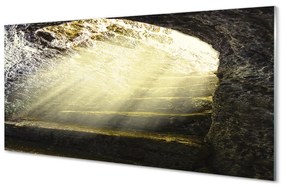 Skleněný panel Schody 125x50 cm