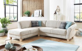 XXXLutz ROHOVÁ SEDAČKA, textil, krémová Sit & More - Sedací soupravy - 000144005326