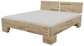 MRAVA, s.r.o. Dvoulůžková postel ALBA zvýšená ROZMĚR: 180 x 200 cm