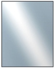 DANTIK - Zarámované zrcadlo - rozměr s rámem cca 70x90 cm z lišty Hliník černá | P01-021 (7001021)