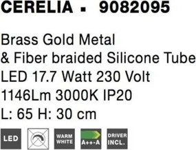 Stropní/nástěnné LED svítidlo NOVA LUCE CERELIA 17,7W 3000K 9082095