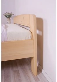 Manželská postel - Lima smrk   , Smrk přírodní, 180x200 cm