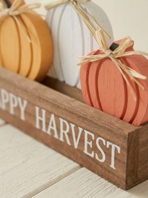 Sinsay - Stojící dekorace s motivem dýně a nápisem „Happy Harvest“ - vícebarevná