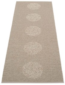 Vinylový koberec Pappelina VERA 2.0 Dark Linen/Linen Metallic velikost: 70x200cm