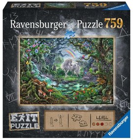 Puzzle ravensburger 150304 exit puzzle: jednorožec 759 dílků