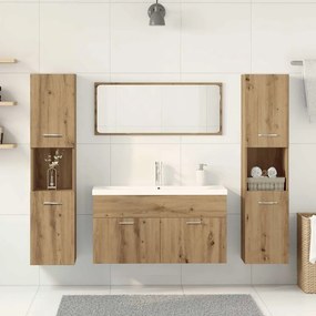 5dílná koupelnová sestava dub artisan kompozitní dřevo 3328920