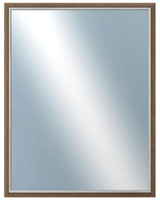 DANTIK - Zarámované zrcadlo - rozměr s rámem cca 70x90 cm z lišty TAIGA sv.hnědá (3106)