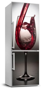 Wallmuralia Nálepka na ledničku fototapeta Červené víno 60x180 cm