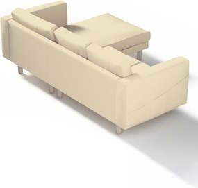 Potah na pohovku IKEA Norsborg 3-místná se šezlongem barva krémová látka lesklé, pletený vzor