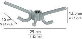 Wenko Sada 2 trojháčků Herkules, šedá