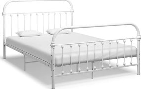 vidaXL Rám postele kov 120 x 200 cm [284494] Barva: Bílá