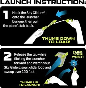 ZING Prak Sky Gliderz / Hvízdací raketa / dolet 37 m / od 8 let