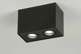 Stropní bodové černé svítidlo Tyler 2 Black