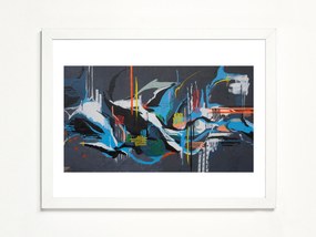 Fero Radačovský / Orol | The cloud no2 Rám: Černý, Velikost: 40 x 60 cm