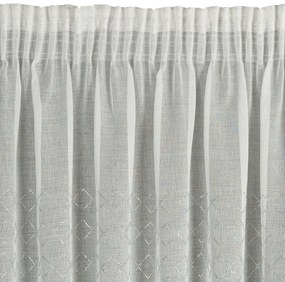 ZÁCLONA NA PÁSCE KLEO 350X270 CM BÍLÁ