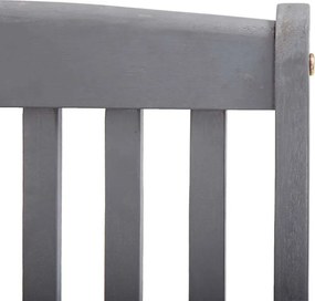 Skládací židle 2 ks s polštáři z masivního akáciového dřeva 3064503