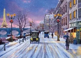 EUROGRAPHICS Puzzle Štědrý večer v Paříži / 1000 dílků / 67,6 x 48,9 c