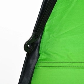 Outsunny Instantní Pop-Up Sprchový Stan pro Soukromí – Přenosný Stan s 1 Kapsou na Háčku a UV 20+ pro Koupelnu, Šatnu a Toaletu 126x124x189 cm Zelený