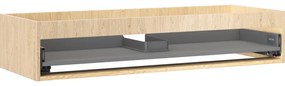 Mexen Box-A korpus skříňky pod umyvadlo 120 cm, 1 zásuvka, dub - 91AX0-1200-235-1-81